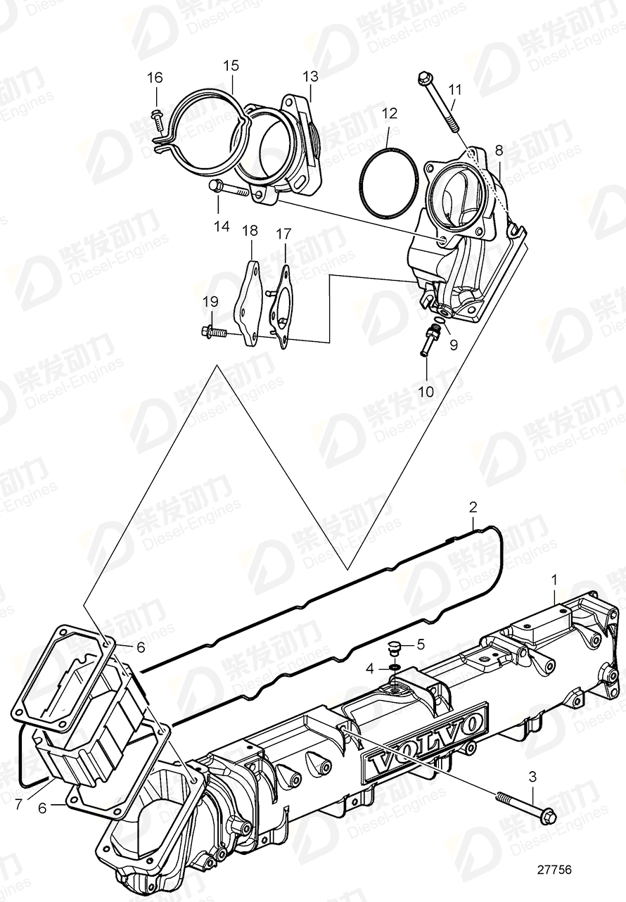 Hexagon screw 994428 price,VOLVO,Intake and Exhaust System spare parts ...