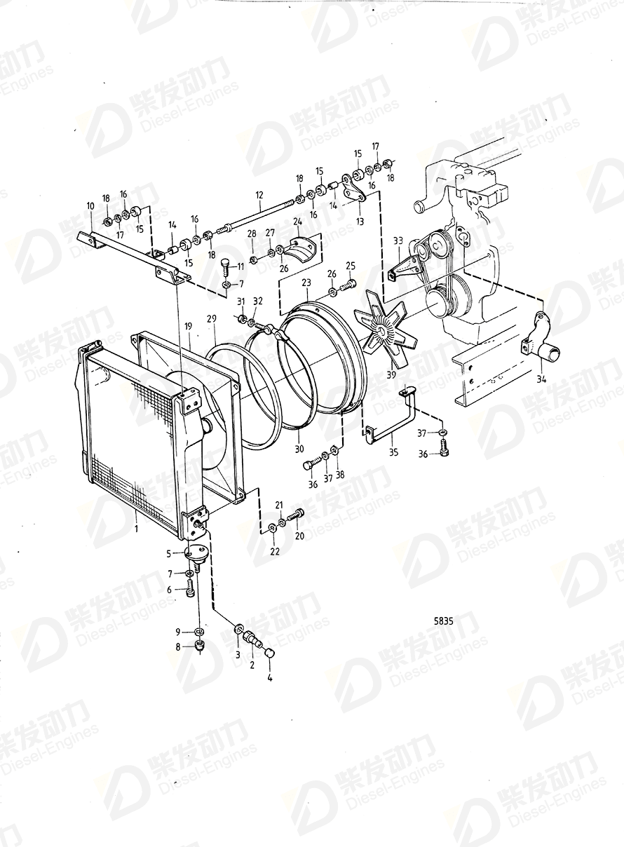 Radiator 476953 price,VOLVO,Cooling System spare parts wholesale-Diesel ...